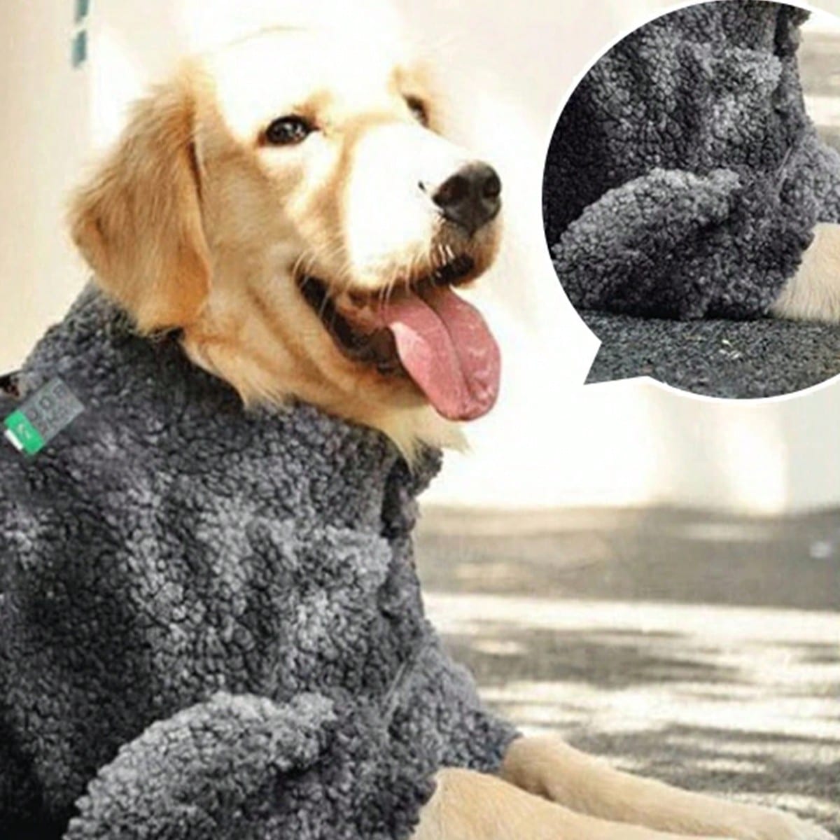 1pc Cozy Wool Dog Hooded Sweater - Suitable For Large Dogs In Winter ...