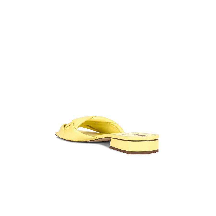 Sam Edelman Sam Edelman Dawson Butter Yellow Block Heel Slip On Woven ...