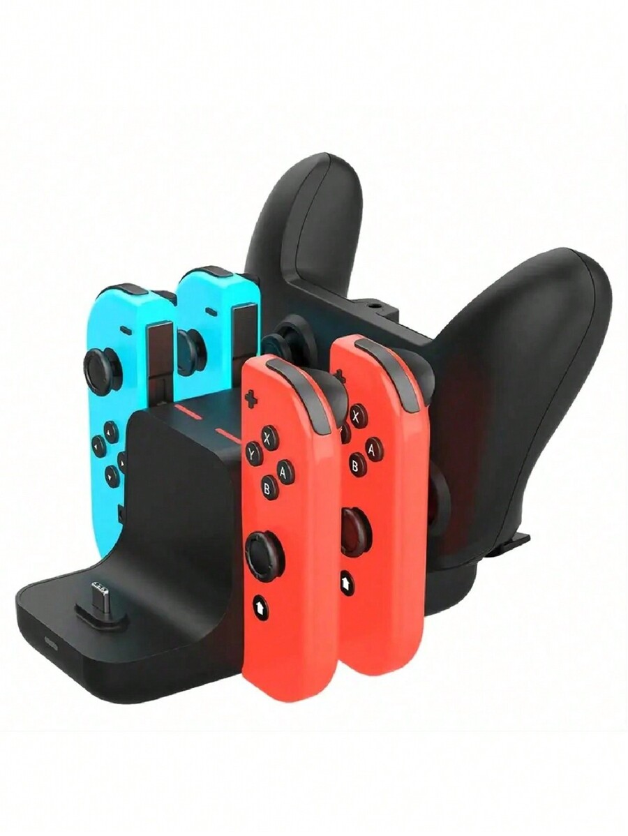 Charging Dock For Switch, 6 In 1 Charging Dock For Switch Controller With LED Indicator, 4 And 2 ...