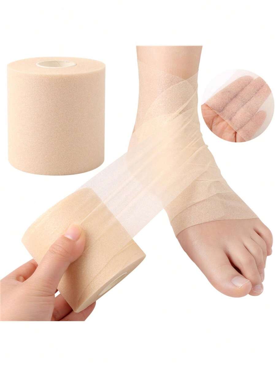 Athletic Sponge Tape - 1PC Breathable Foam Sports Bandage, Anti ...