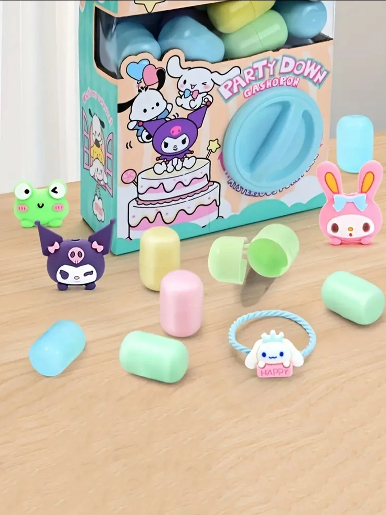 6pcs Strange Egg Toy Twist Egg Machine Christmas Blind Box Doll ...