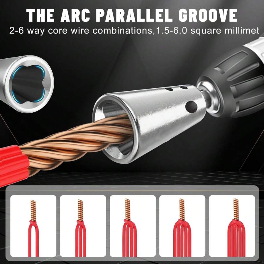 Wire Stripping And Twisting Tool, Wire Twister Tool For Drill Automatic ...