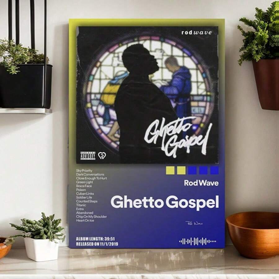 Ghetto Gospel Music Album Cover Poster Star Pop Decorative Painting ...