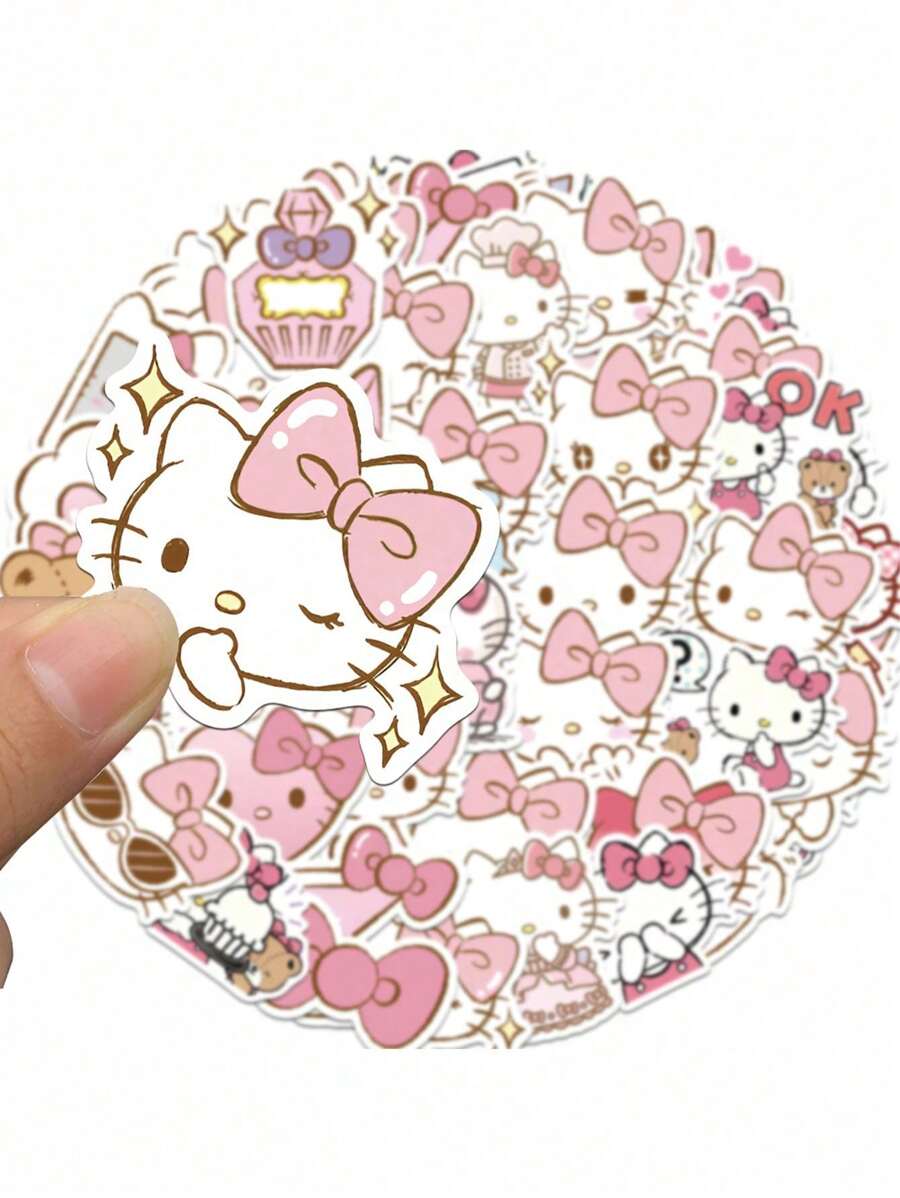 Sanrio Sanrio Hello Kitty Stickers Cute Decals For Laptop Phones Water ...