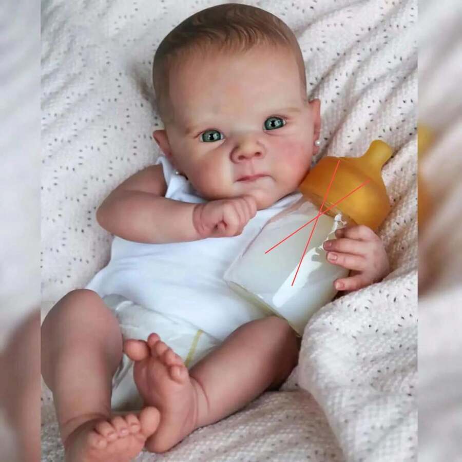 NPK 18inch Full Body Bettie Reborn Baby Newborn Doll Lifelike Cuddly ...