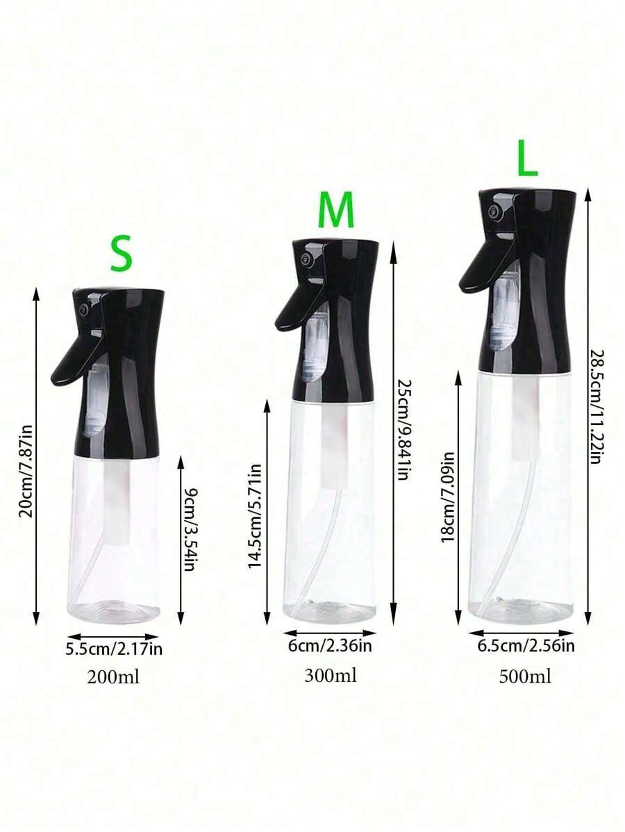1pc 200ml/300ml High-Pressure Solid Color Continuous Misting Bottle, High-Density Humidifying ...