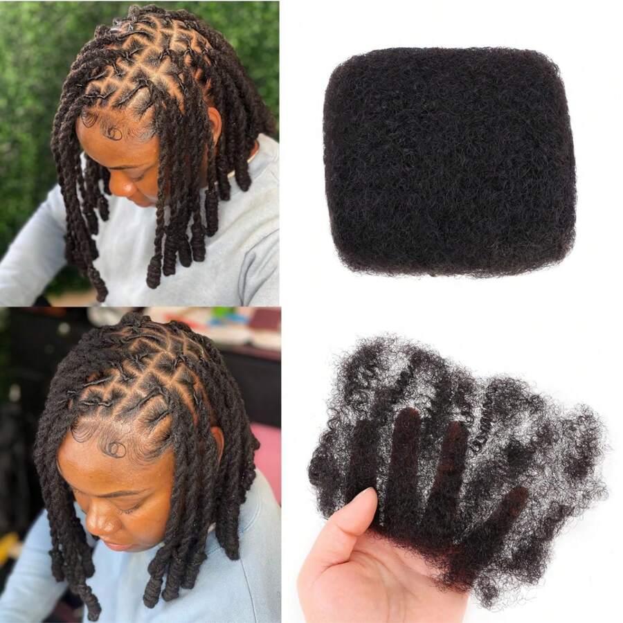 Extensions de cheveux synthétiques bouclés Afro Kinkys en vrac pour les ...