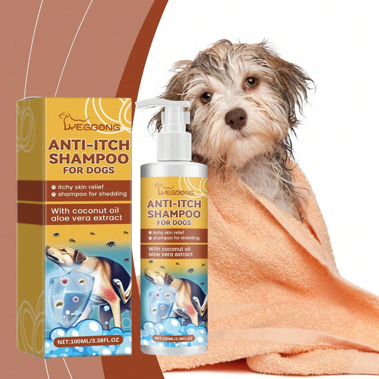 Shampooing pour chien, formule de nettoyage en douceur et nourrissante ...