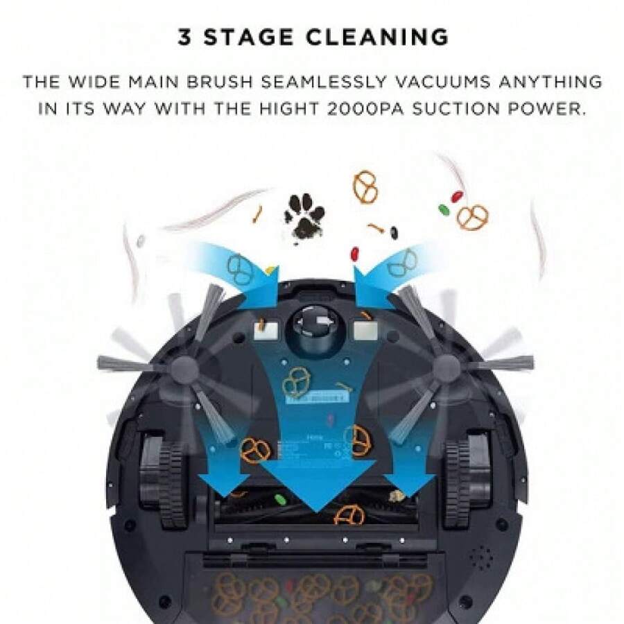 Eclipse Robot And Self Charging Vacuum Cleaner And Mop, Features Floor ...