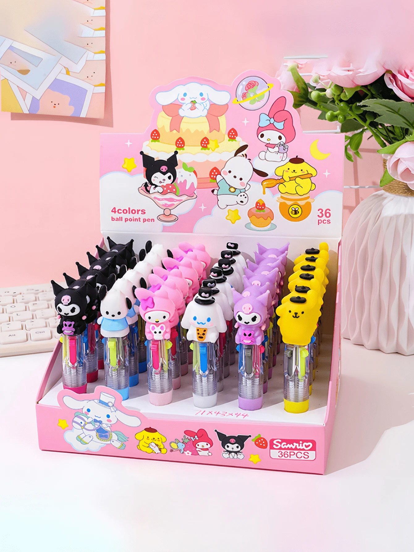 Sanrio 4-Color Mini Trumpet Style Sanrio Hello Kitty Kuromi Melody ...