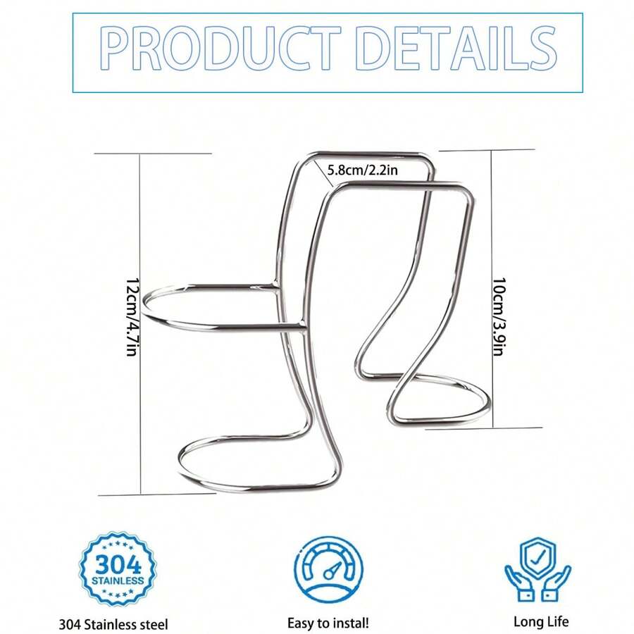 304 Stainless Steel Washing Machine Drainage Pipe Support Bracket, Easy ...