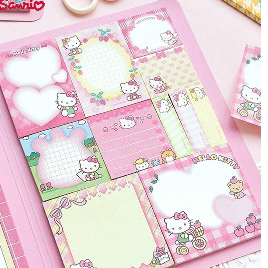 Sanrio Sanrio Kuromi Ins Sticky Note Combination Kitty Sticky Note N ...