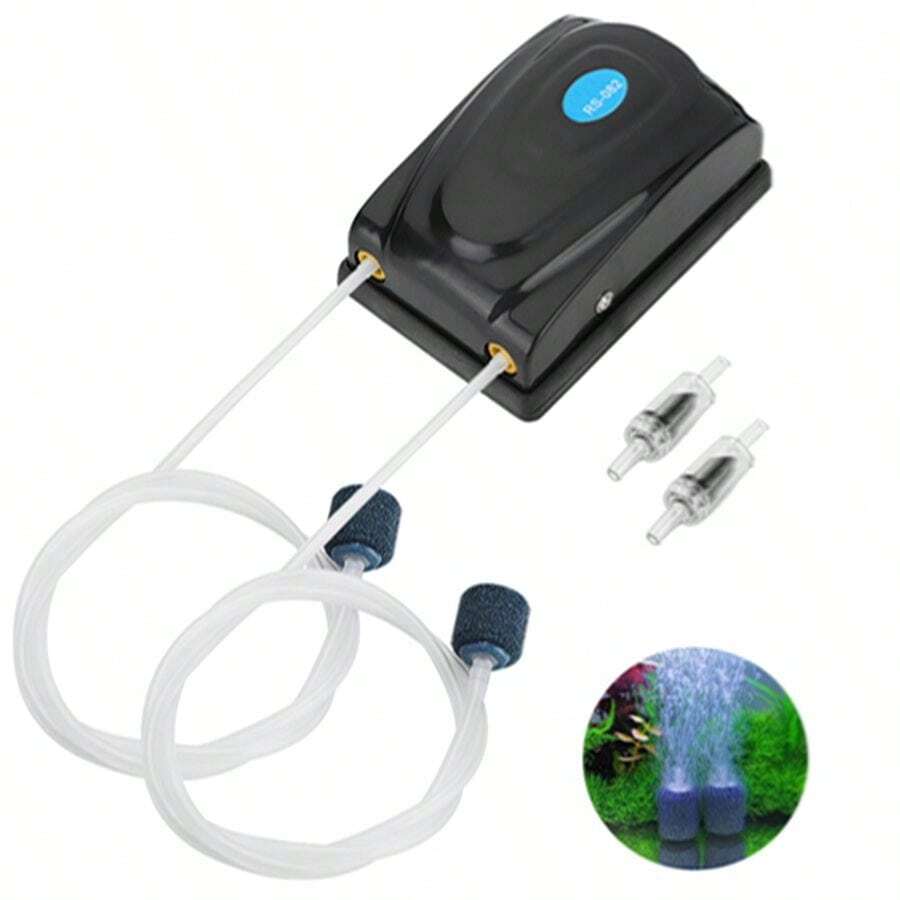Fish Tank Small Oxygen Pump Aquarium Oxygen Pump Double Hole Single ...