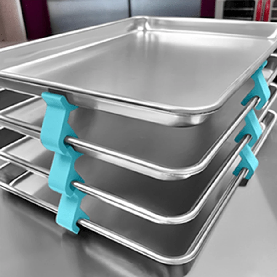 Baking Sheet Stacker, 16/8/4 Pieces Tray Stackers Stacking Holder Rack ...