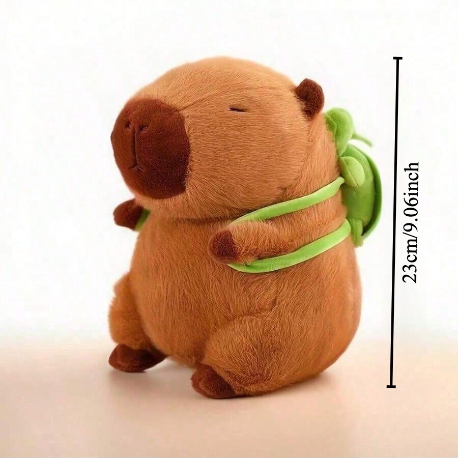 A Very Cute And Interesting Capybara. A Capybara With A Turtle On Its ...