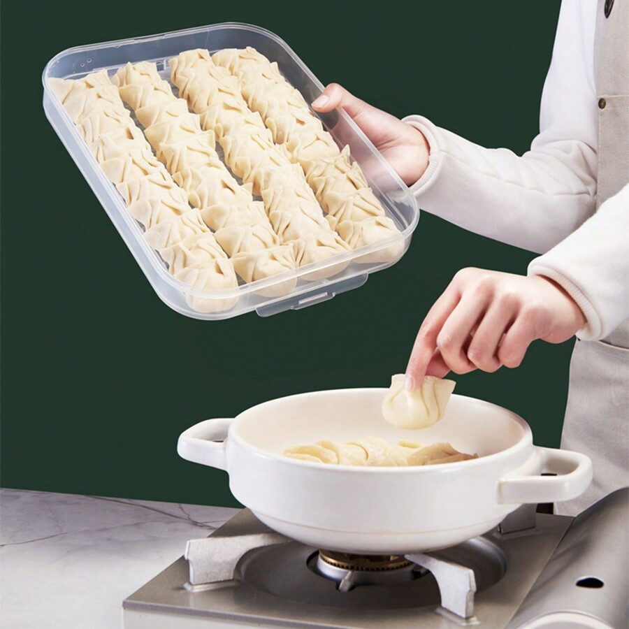 Refrigerator Dumpling Storage Box, Multi-Layer Frozen Dumpling ...