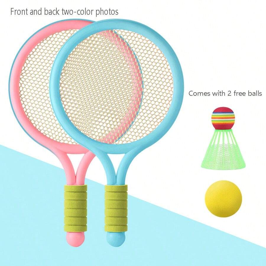 Plastic Badminton Racket Portable Toy, Blue Outdoor Sports Badminton ...