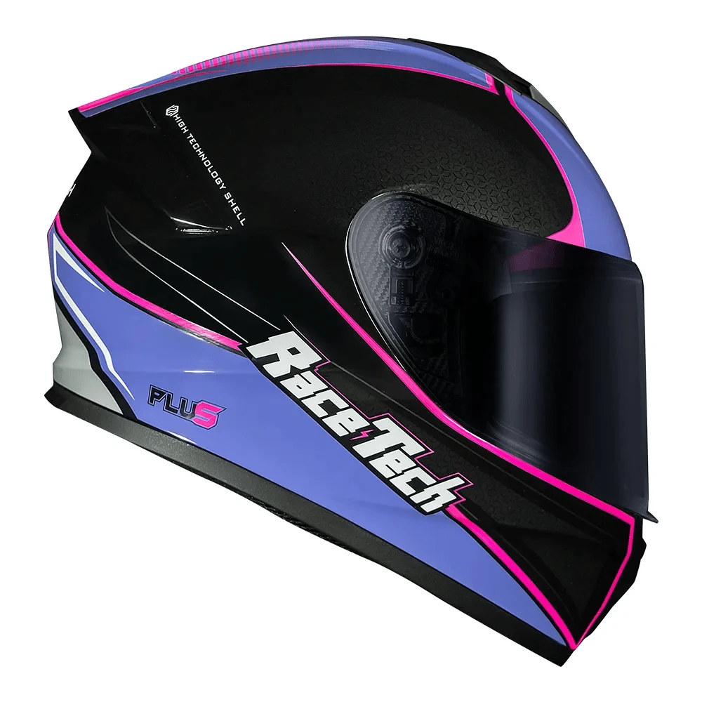 Capacete Race tech Hit Plus Black Purple - 56 (S) | SHEIN Brasil