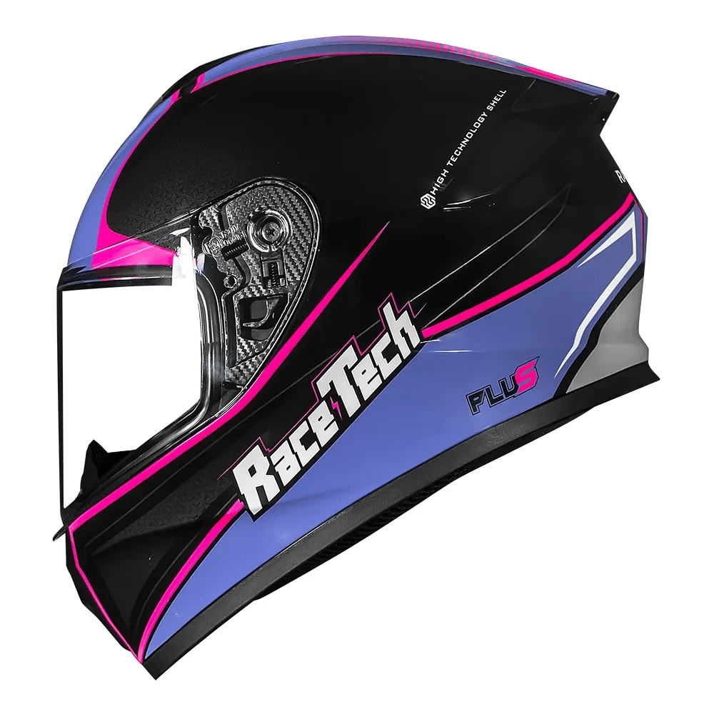 Capacete Race tech Hit Plus Black Purple - 56 (S) | SHEIN Brasil