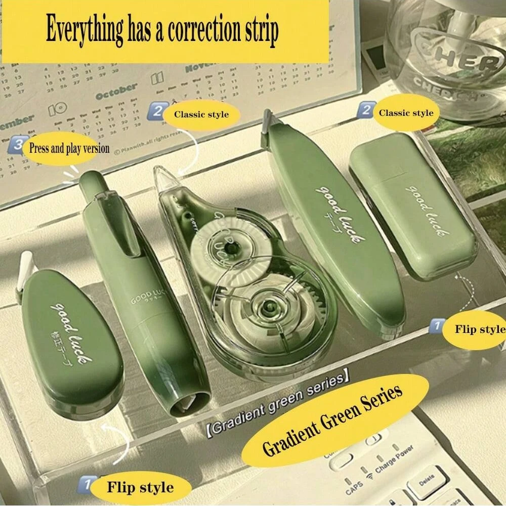 5 Packs High-Value Multifunctional Correction Tape Set, Creative ...