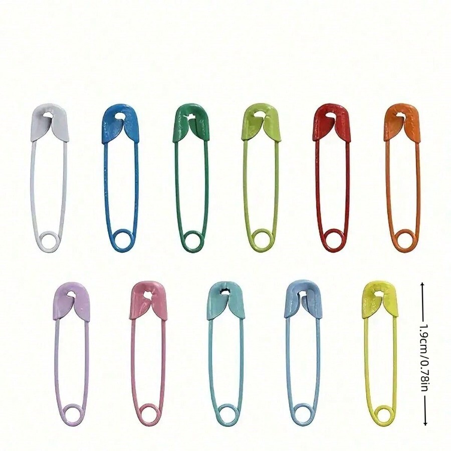20pcs Assorted Color Safety Pins, Small Size, Suitable For Clothing And ...