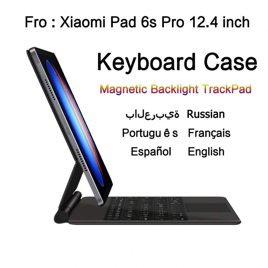 Magic Keyboard Case For Mi Pad 6 Pro 12.4 Inch Smart Keyboards Cover ...