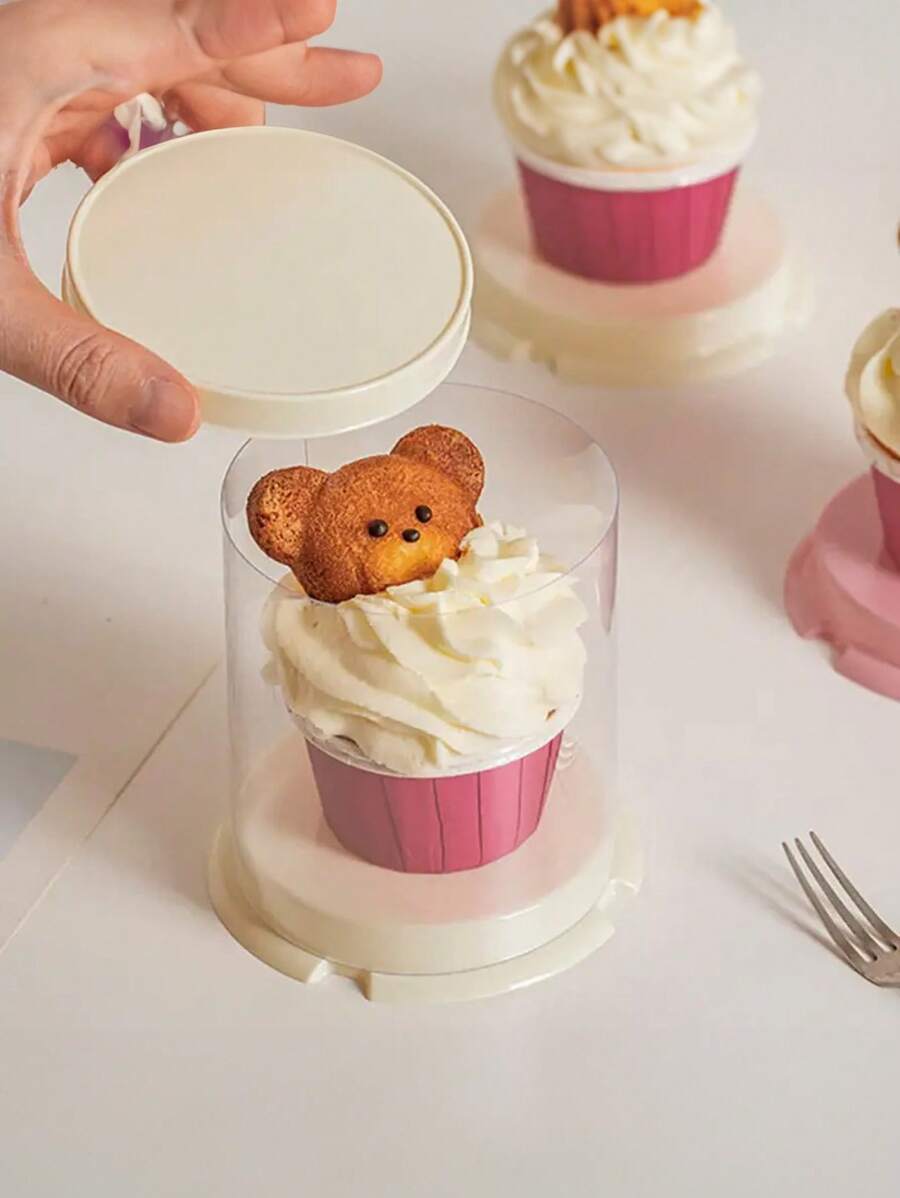 2/5pcs Mini Cupcake Boxes - Perfect For Picnics, Afternoon Tea ...