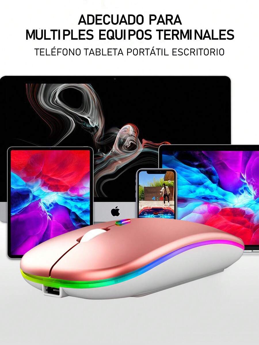 Silent Wireless Portable Mouse For Laptop And Tablet, Dual Mode ...