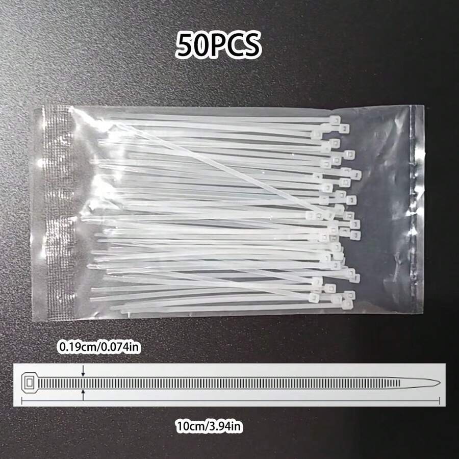 Self-Locking Plastic Cable Ties Binding Straps Fasteners Lashing Strap ...