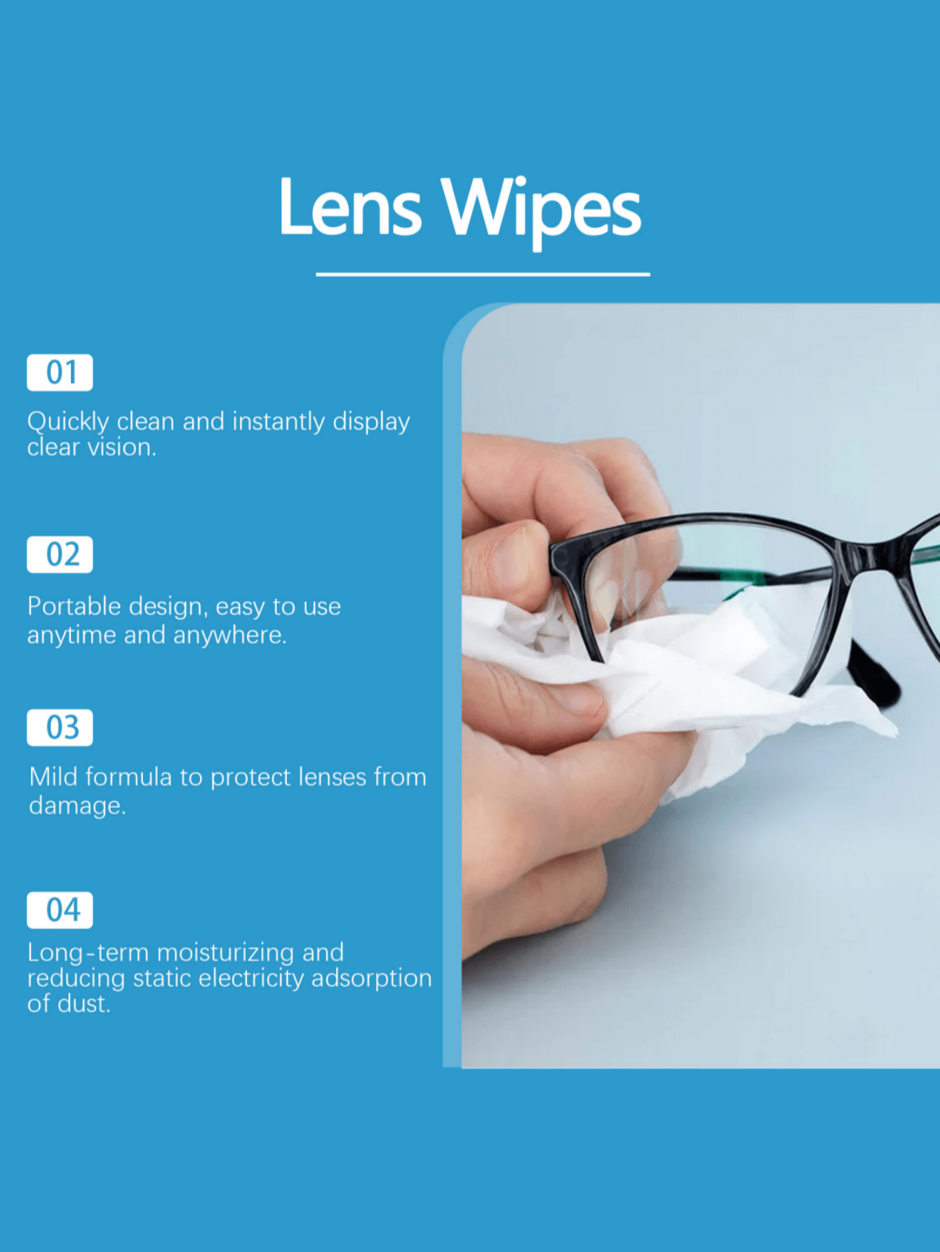 Microfiber Cleaning Cloth For Eyeglasses, Removes Smudges And Blurs For ...