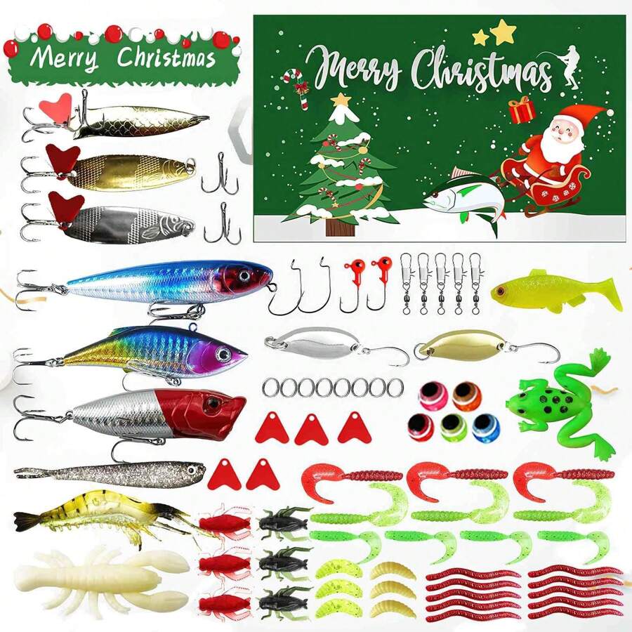 Fishing Advent Calendar 2024, Christmas Countdown With Fishing Lures ... Fishing Advent Calendar 2024, Christmas Countdown With Fishing Lures ...