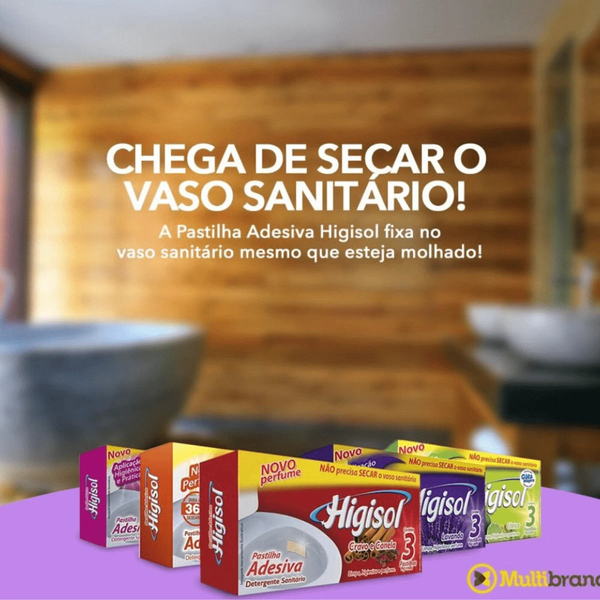 Pedra Sanitária Adesiva de Privada Higisol 9gr Com 3 Unidades | SHEIN Brasil