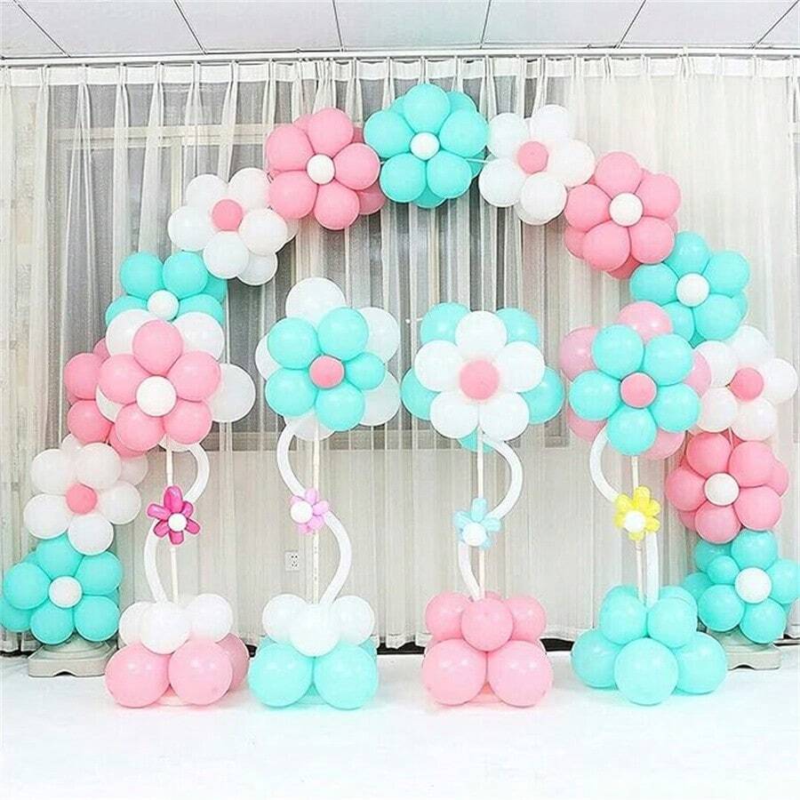 50pcs Balloon Clips, Flower Shaped Balloon Clips For Balloon Arches ...