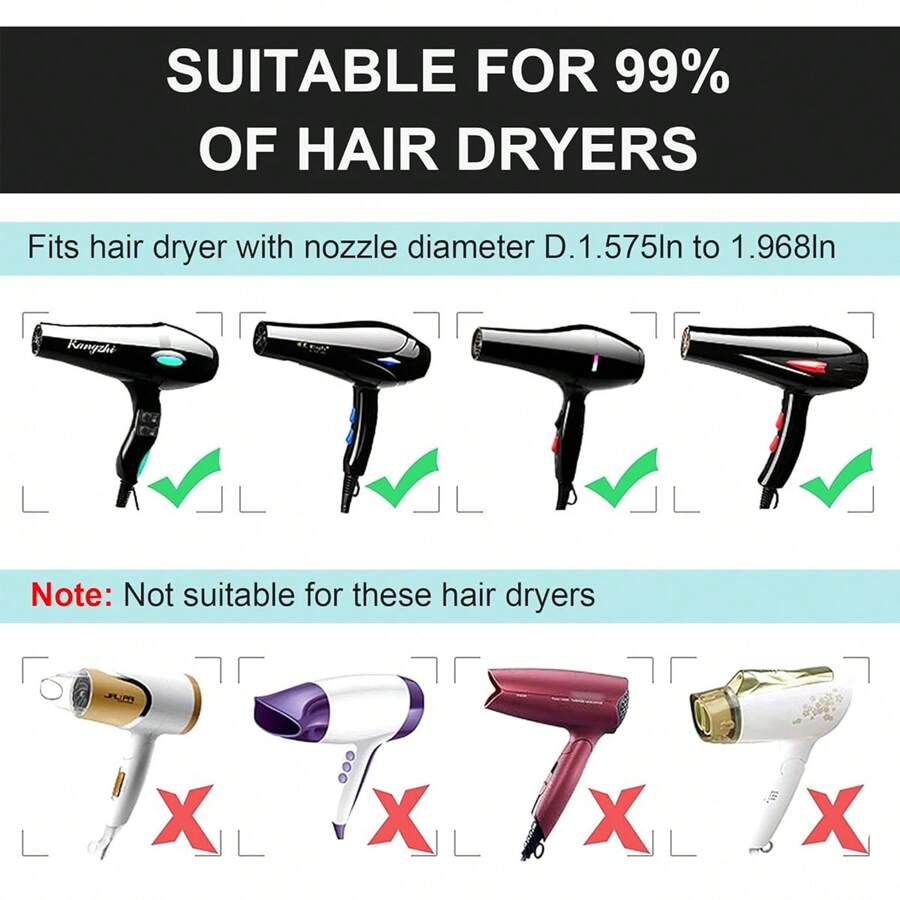 Universal Collapsible Hair Dryer Diffuser Travel And Easy Storage