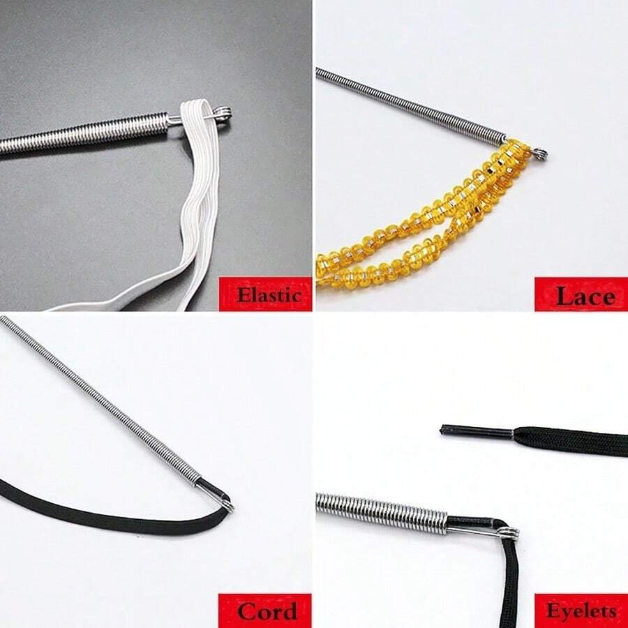 Spring Loop Threader, Bendable Multi-Purpose Cord Threading Tool For ...