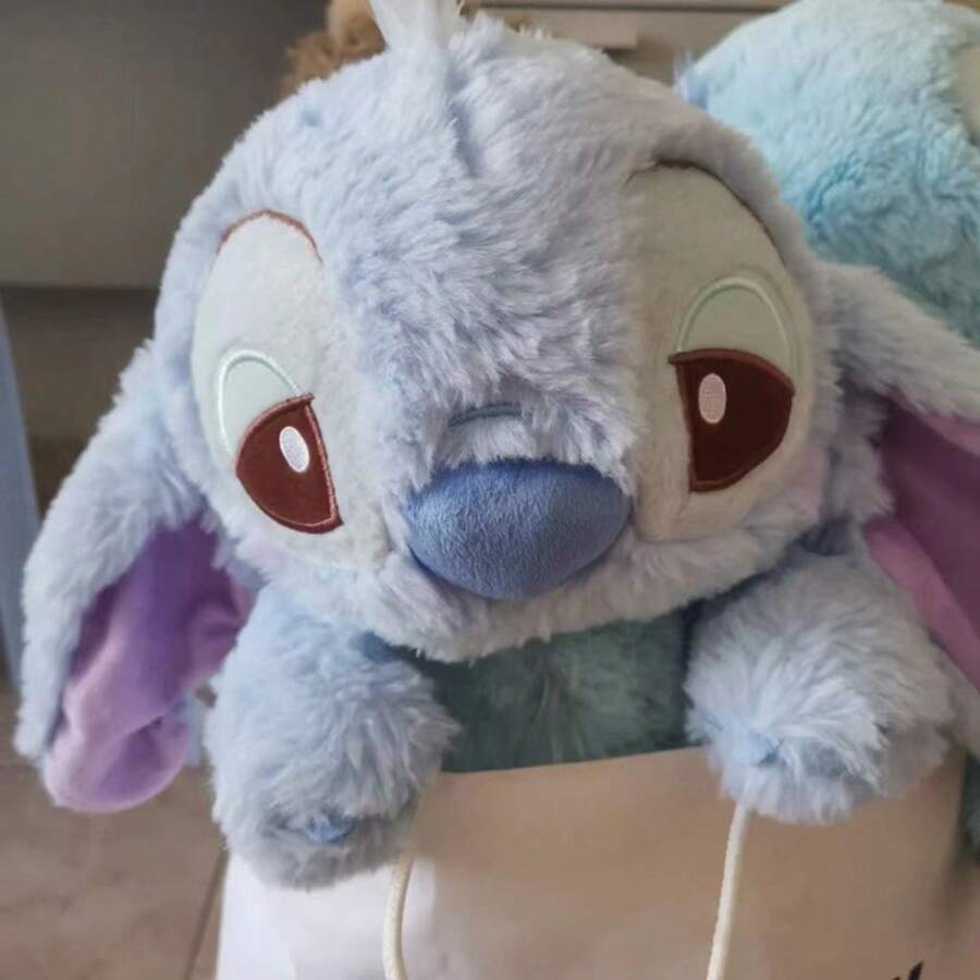 Disney Disney Sleepy Stitch Plush Doll, Cute Tilting Head Stitch Doll ...
