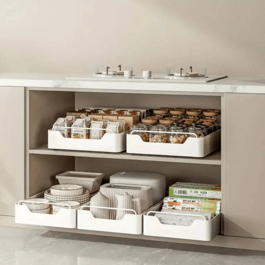 A-TGTGA Pull-Out Cabinet Organizer For Dishes Jars | SHEIN USA