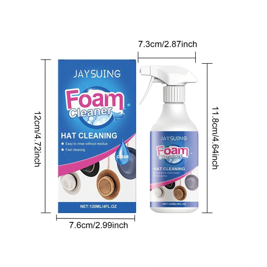 Hat Foam Cleaner Foam Caps Clean Stains With Wash Free Deodorant Dry ...
