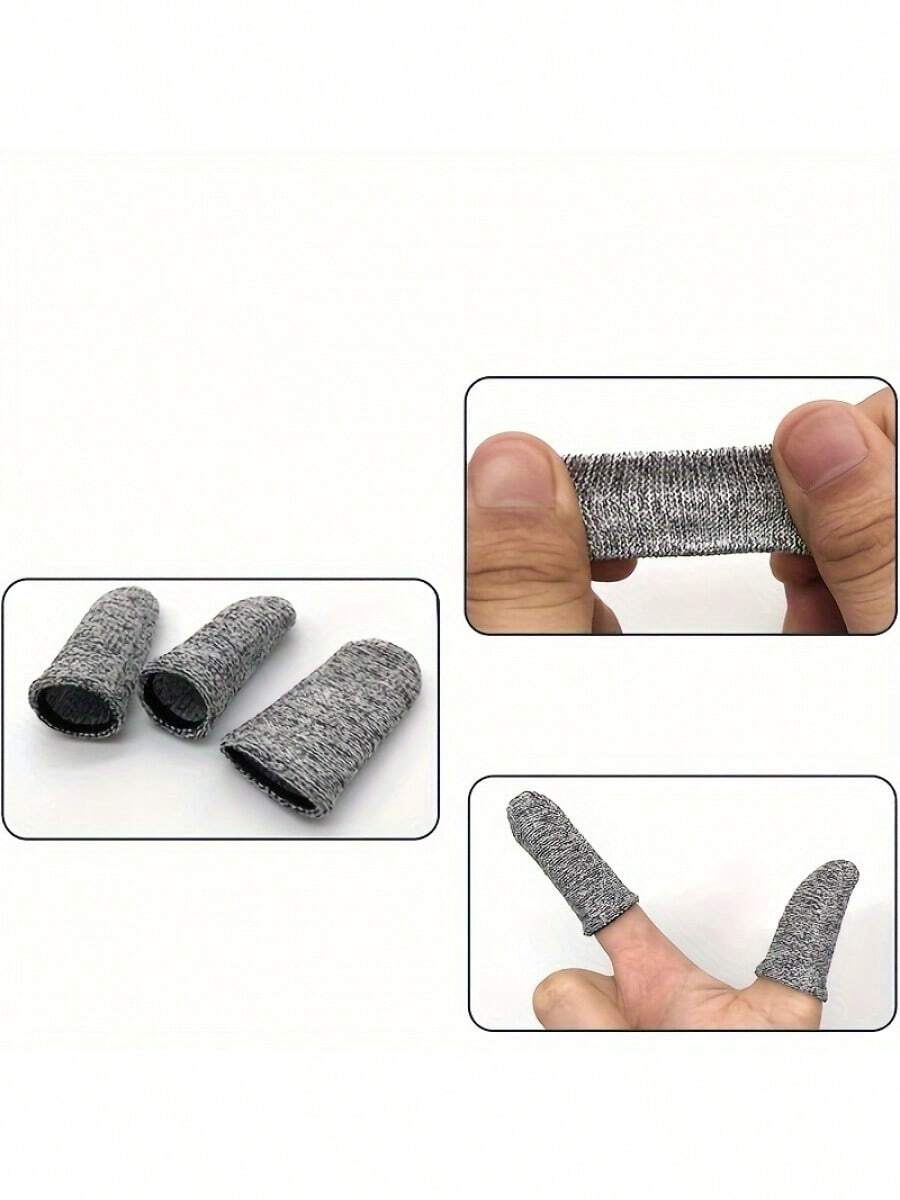 10pcs Anti-Cut Finger Sleeves - Labor Protection For Kitchen, Work ...