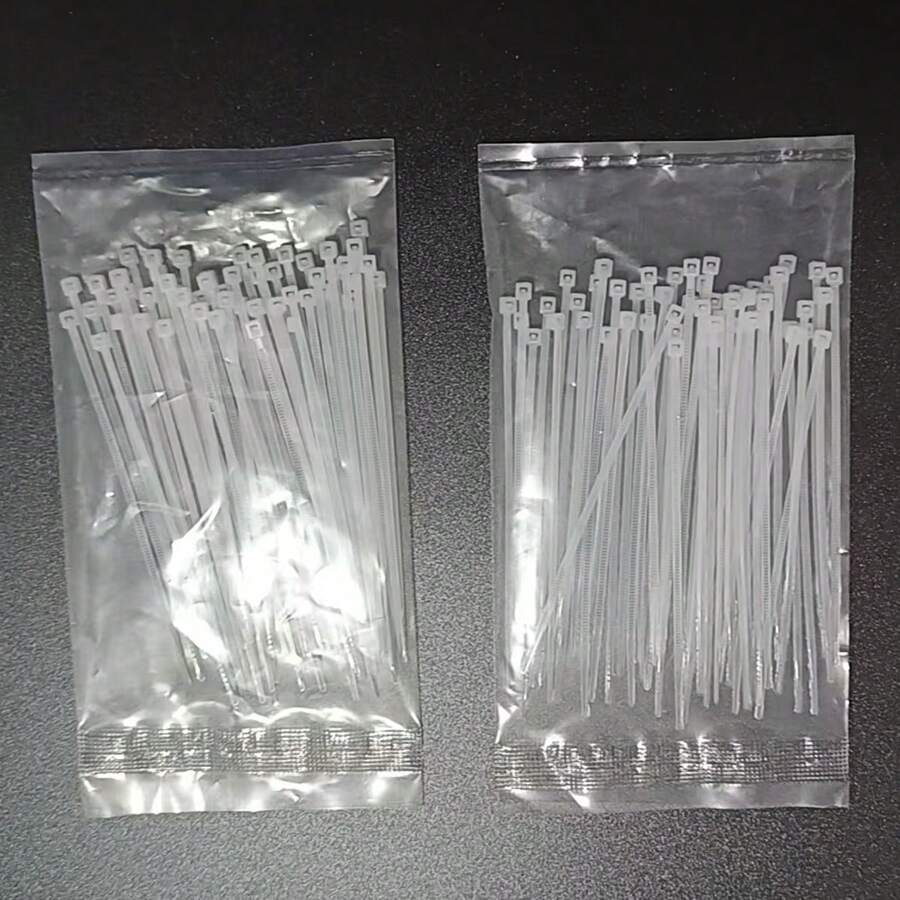 Self-Locking Plastic Cable Ties Binding Straps Fasteners Lashing Strap ...