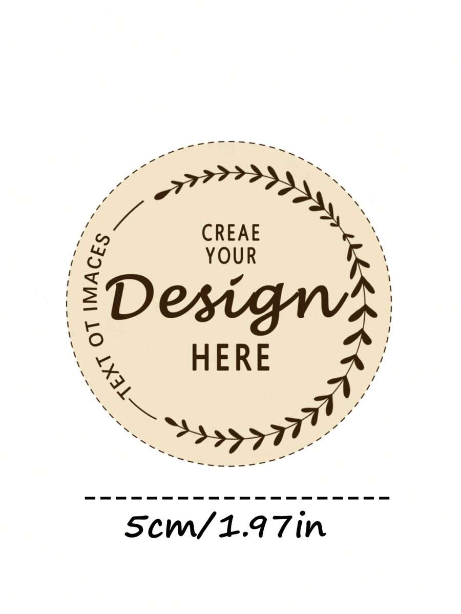 3cm/4cm/5cm/6cm/7cm/8cm 100-1000pcs Personalized Labels - Custom ...