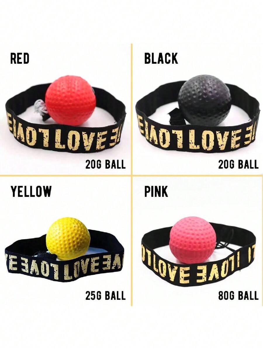 Head-Mounted Boxing Training Speed Ball, Boxing Reaction Ball, Mixed ...