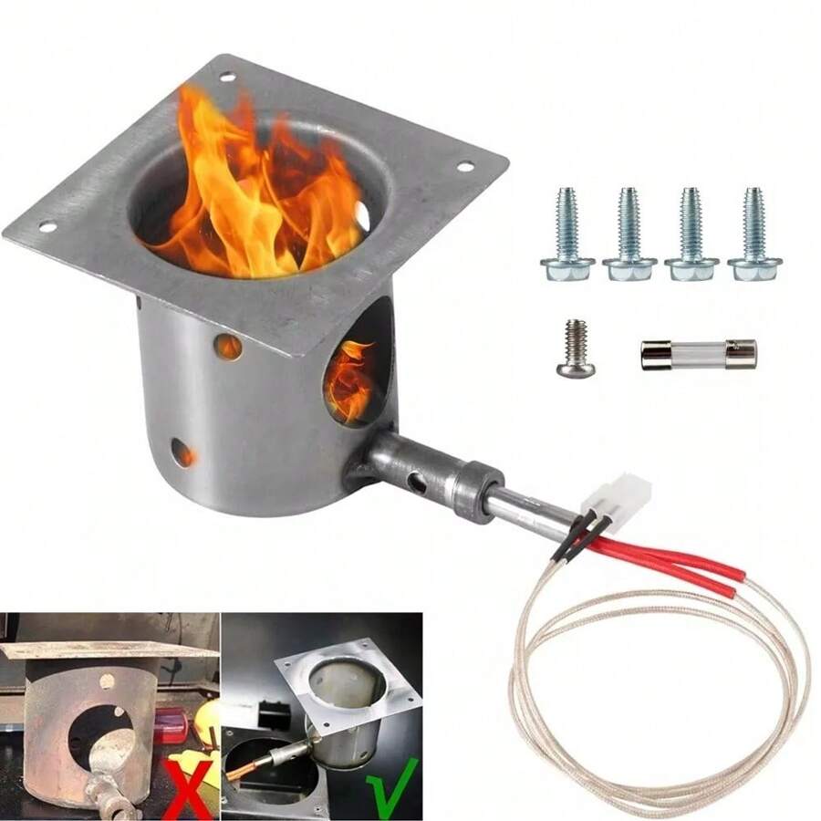 Fire Burn Pot&Hot Rod Igniter Kits For Pit Boss And Traeger Wood Pellet ...