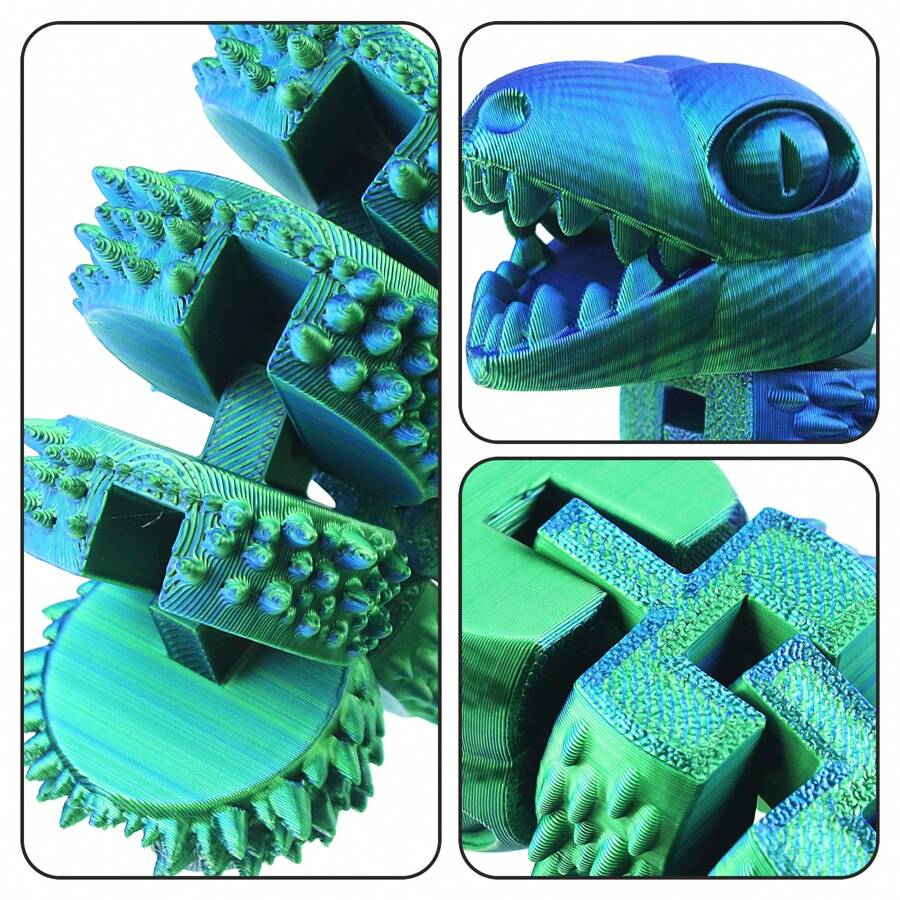 Large Size Realistic Articulated Snake Model, 3D Printed Jointed Snake ...