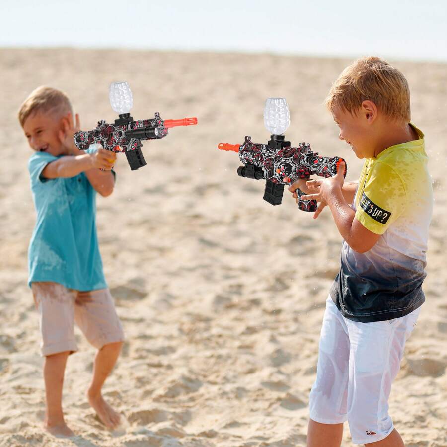 Electric Gel Ball Blaster, Rechargeable Gel Ball Splatter Toy With A ...