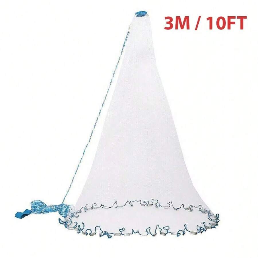 3 Meters/10 Feet Fishing Net Bait Easy To Throw, Hand Thrown Strong ...