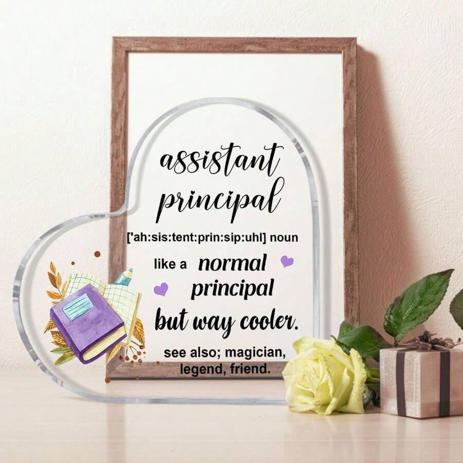 Heartfelt Appreciation Gift For Assistant Principals - Inspirational ...