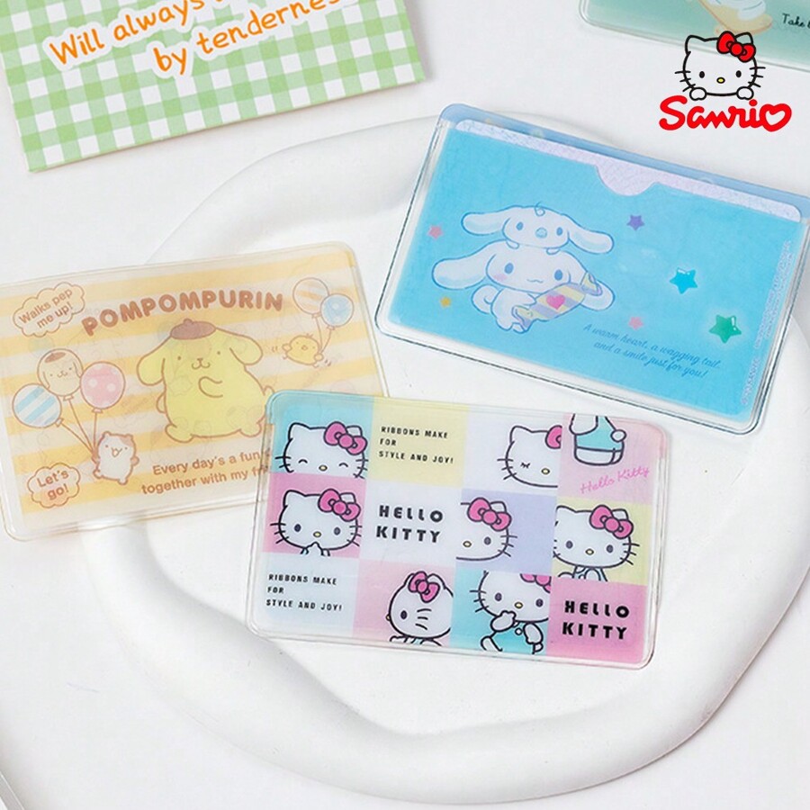 Sanrio Sanrio Credit Card ID Card Holders Waterproof Plastic Protector ...