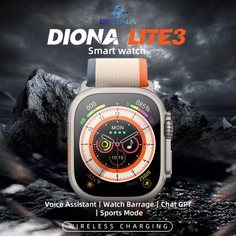 DIONA Lite3 Smartwatch Supports Dynamic Island V1.0 Watch Bullet Screen ...
