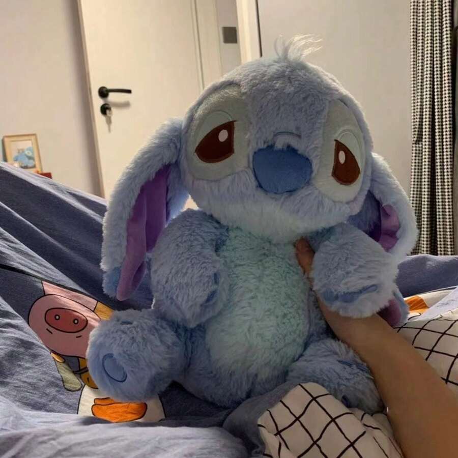 Disney Sleepy Stitch Plush Doll, Cute Tilting Head Stitch Doll, Lilo ...